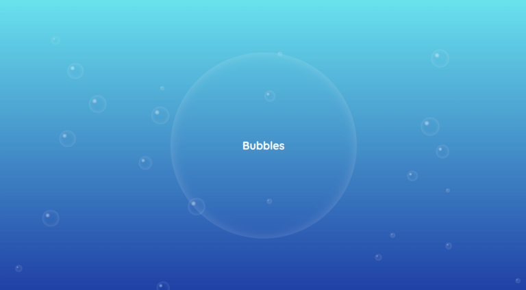 JSとCSSでふわふわと漂う泡のアニメーションを実装する方法【自作＆jQueryなし】 | WebDev Tech